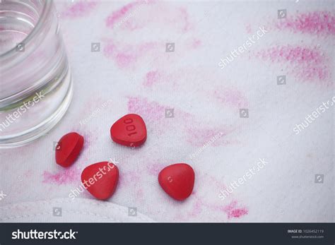 Red Sexual Dose Pill Sex Activity Stock Photo Shutterstock