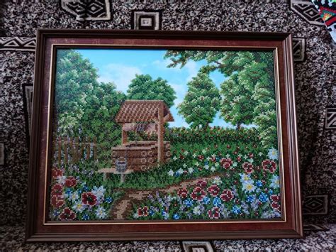 Картина криниця у саду — ціна 980 грн у каталозі Картини Купити