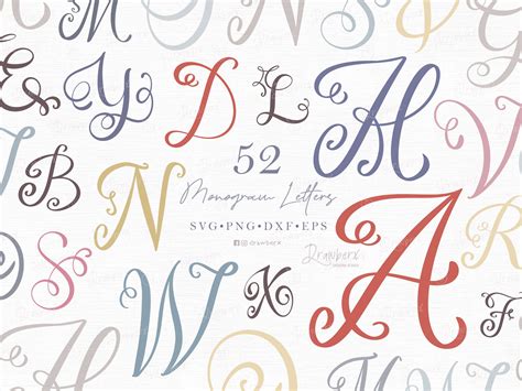Fancy Script Letters Svg Cut File Monogram Svg Cursive Initials Alphabet Font Svg Png Fancy Script Letters Svg Cut File Monogram Svg Cursive Initials Alphabet Font Svg Png
