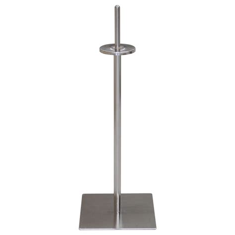Floor Stand Bag Dispenser 1050mm High Chrome Fresh Produce Displays