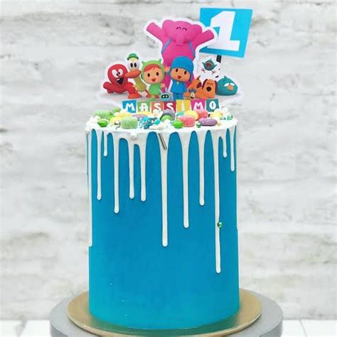 Cake Pocoyo Cumpleaños Pocoyo Decoracion Tortas Temáticas Pocoyo
