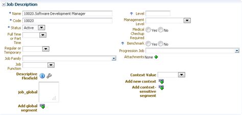 Using Flexfields For Custom Attributes 11g Release 7 1117