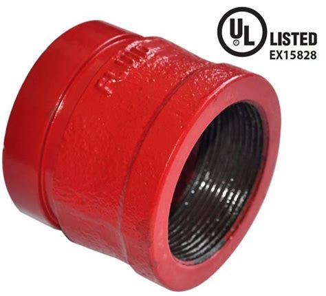 Full Listed Ex15828 Mild Steel Threaded Coupler For Plumbing Pipe 2 Inches At Best Price In
