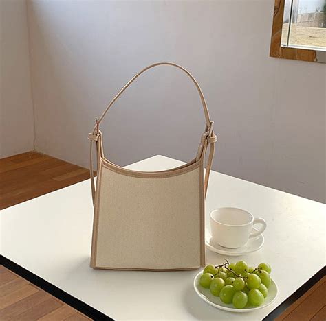 Mini Canvas Shoulder Bag Olives