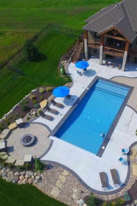 Outdoor Oasis Backyard With Pool Pools Backyard Inground Pool Patio