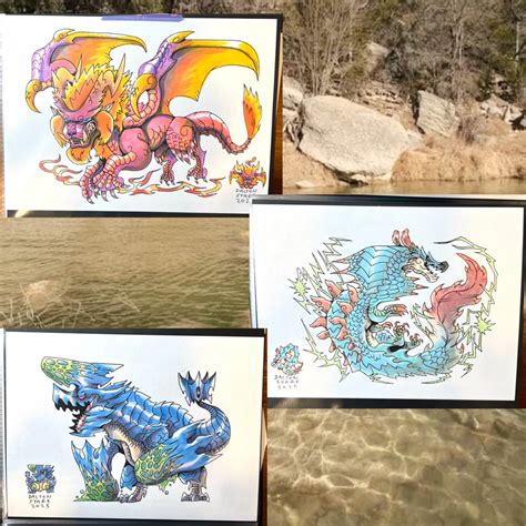 Monster Hunter Original Artworks Pt 4 Dalton Doodles Online Shop