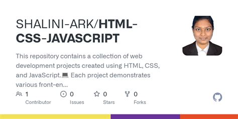 Github Shalini Arkhtml Css Javascript This Repository Contains A Collection Of Web