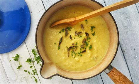 Celeriac Parsnip And Leek Soup Delalicious