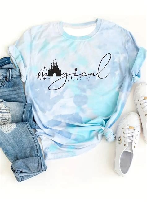 Disneyland Tshirt Magical Tye Dye Shirt Disney Vacation Etsy