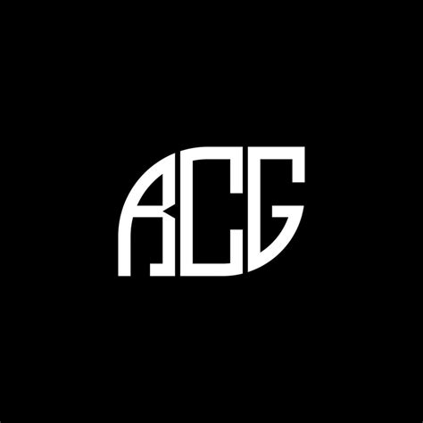 Rcg Letter Design Rcg Letter Logo Design On Black Background Rcg