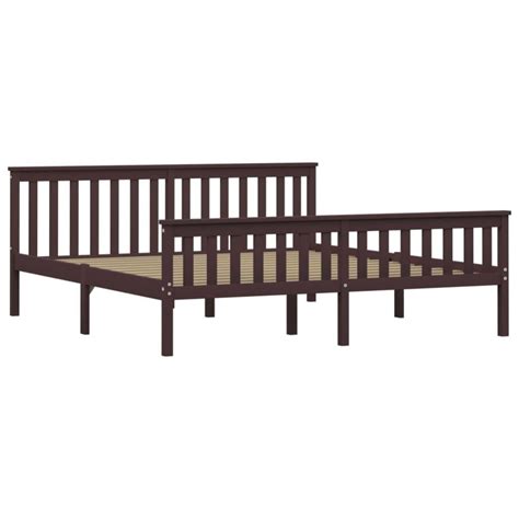 Maison Exclusive Giroletto Marrone Scuro In Legno Massello Di Pino