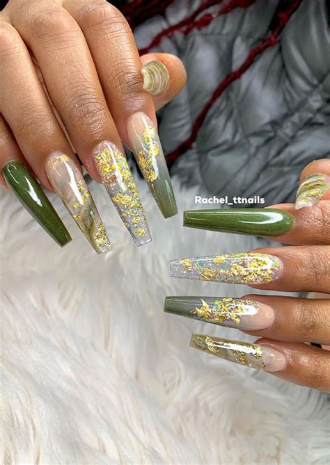 Stylish Nail Art Designs That Pretty From Every Angle Olive Green Nails