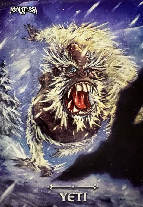 Yeti Monsters Panini Wiki Fandom