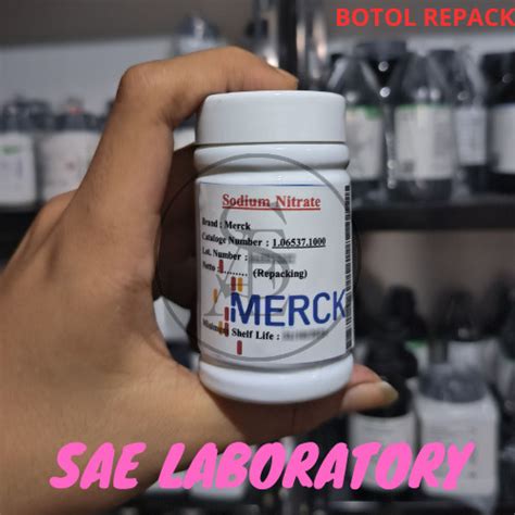 Jual Sodium Nitrate Natrium Nitrat Nano3 Merck 106537 Repack 25gr