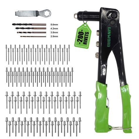 Buy Rivet Pop Rivet Rivet Kit 200pcs Rivets And 4 Drill Bits Heavy