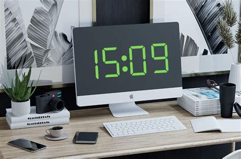 Add Clock Screensaver And Desktop Wallpapers To Windows And Mac