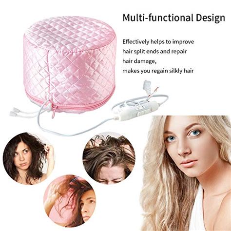 Hair Care Cap 110v Yomagine Pink Hair Heat Treatment Cap Deep
