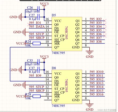 stm32 74hc595外扩io 调试记录 cubemx 74hc595 csdn博客
