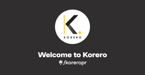 Welcome To Korero Instagram Tiktok Linktree
