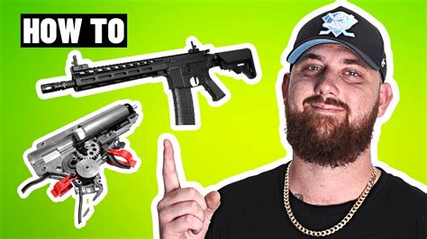 How To Disassemble An M4 Blaster Youtube