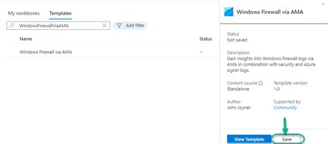 New Microsoft Sentinel Workbook Windows Firewall Via Ama Blog