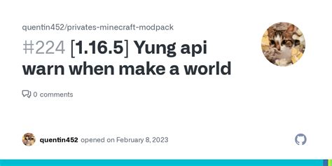1165 Yung Api Warn When Make A World · Issue 224 · Quentin452