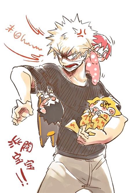 Bakugou Katsuki And Kirishima Eijirou And Kaminari Denki And Sero Hanta Hero Poster Anime Chibi