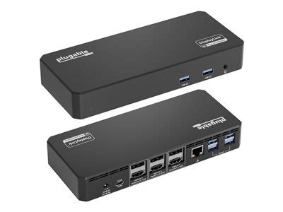 Plugable 12 In 1 USB C Docking Station With Triple 4K Displays