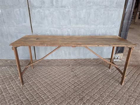 M Vintage Folding Pasting Table Packaging Table Craft Table
