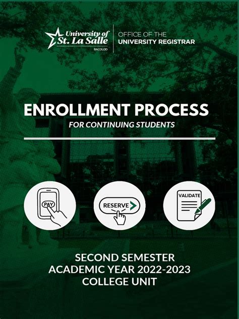 Enrollment Steps Pdf Academic Term Fee
