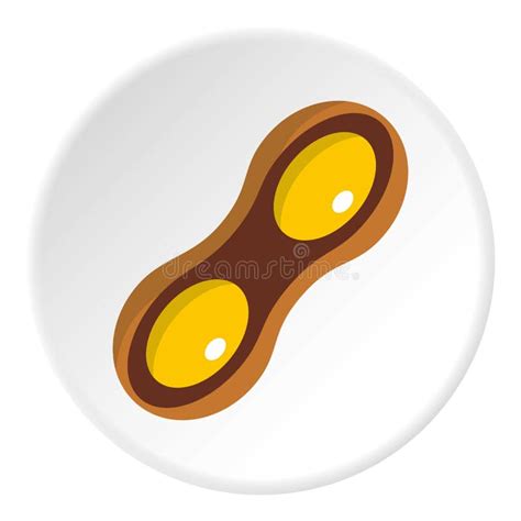 Soybean Pod Icon Circle Stock Vector Illustration Of Health 95331985