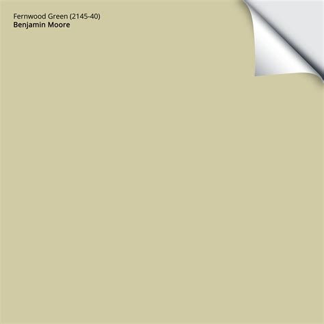 Fernwood Green 2145 40 9x1475 Benjamin Moore X Samplize
