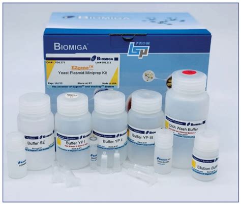 Biomiga Ezgene Yeast Plasmid Dna Isolation Miniprep Kit 50kit Life Science Products