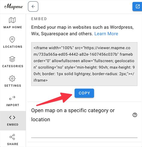 Embed Your Interactive Map In A Wix Website