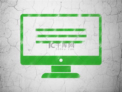web 开发概念： 背景墙上的监视器高清摄影大图 千库网