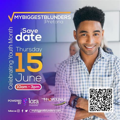 Roche Mamabolo On Linkedin My Biggest Blunders Pretoria Stories Of Entrepreneurs Failing