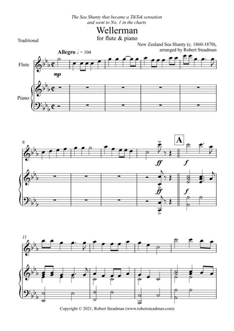Flute Sheet Music Wellerman At Heidi Roscoe Blog