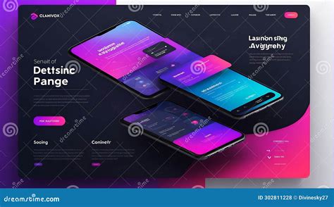 Sleek Symphony Vector UI UX Excellence AI Generate Stock Illustration