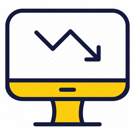 Decrease Loss Graph Down Chart Money Business Icon Download On Iconfinder