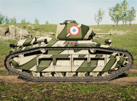 La Chienne Iv Medium Tank A K A Mini Char B1 R Sprockettankdesign