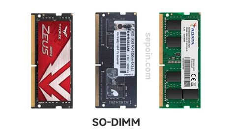 Difference RAM DIMM Long SO DIMM And Soldered Laptop Sepoin