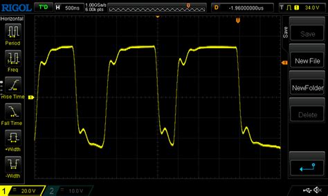 transformer class d amplifier output rings when connected to lc