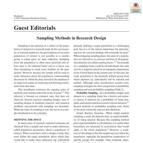 Types Of Sampling Design In Research Methodology Pdf At Ruben Williams Blog