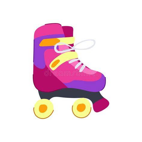 Quad Roller Skate Stock Illustrations 284 Quad Roller Skate Stock