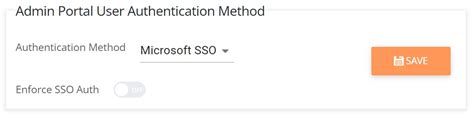 enable sso for your organization