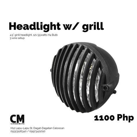 Headlight With Grilled Led Shopee Philippines