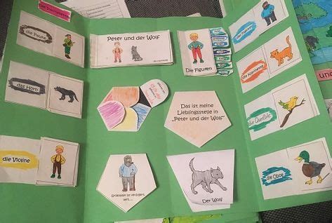 Peter und der Wolf Lapbook GRUNDSCHULSCHNÜFFLER Musik für