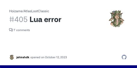 Lua Error Issue 405 Hoizame AtlasLootClassic GitHub