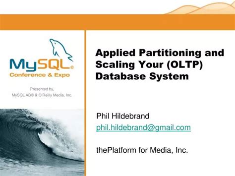 ppt applied partitioning and scaling your oltp database system
