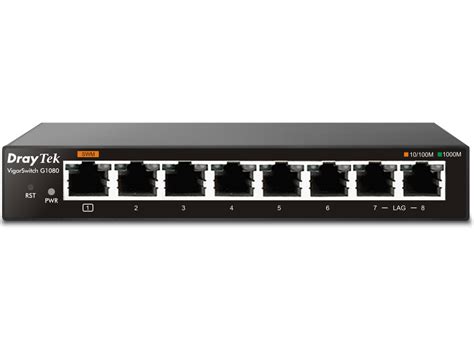 Thiết Bị Mạng Switch Draytek 8 Port Vigorswitch G1080 Gigabit Smart